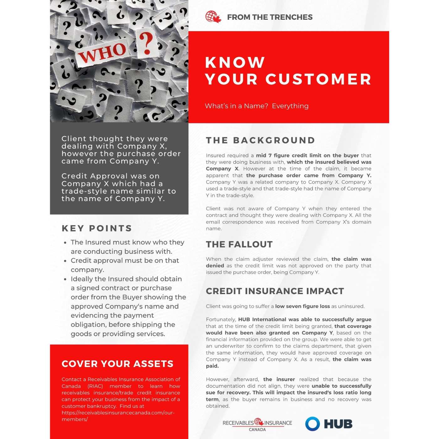Episode 30: Know Your Customer - Receivables Insurance Canada